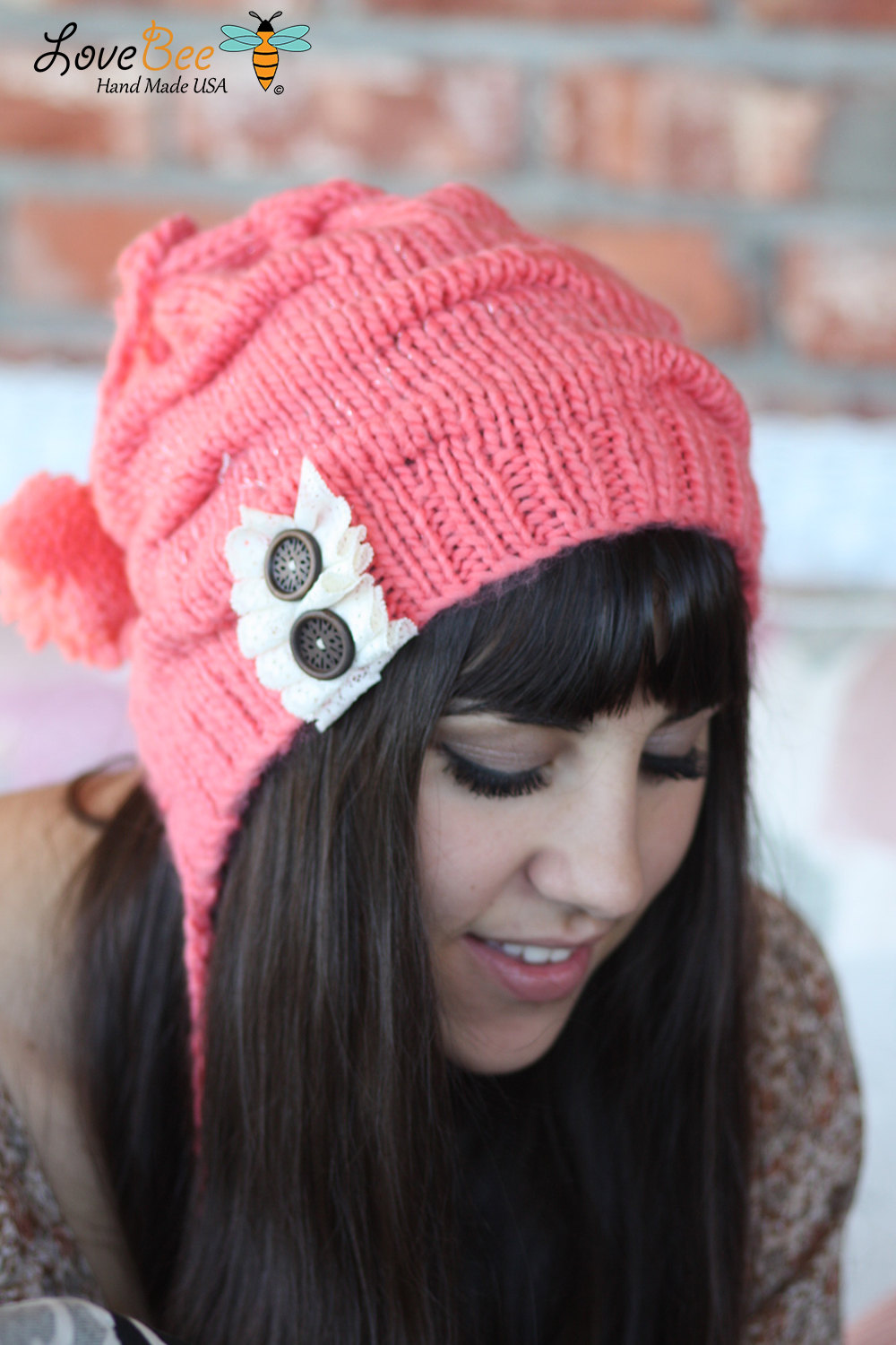 Limited Time Magic Hat- Women's Knitted Beanie, Hat, Cap , Lace Trim ...